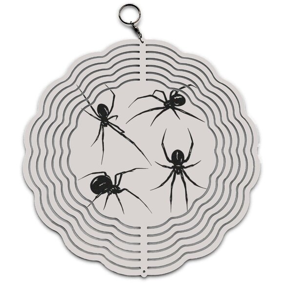 Design | Minimalist 4 Spiders Design Wind Spinner | Poshmark